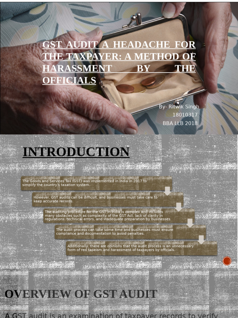 Ritwik Singh - 18010317 | PDF | Audit | Taxes