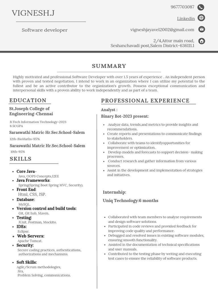resume.pdf | PDF | Java (Programming Language) | Software resume.pdf | PDF | Java (Programming Language) | Software
