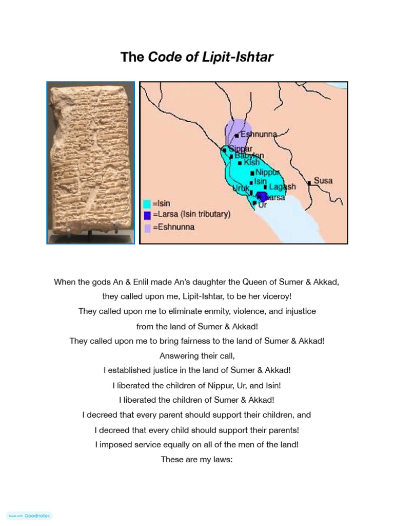 Ancient Sumerian Justice Laws | PDF