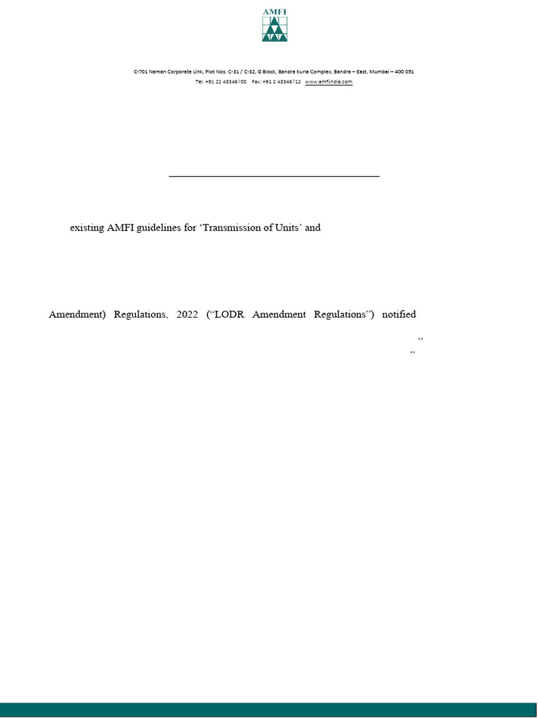 AMFI Best Practice circular no. 110 on Revised Guidelines on ...