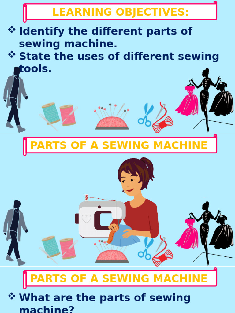 Parts of Sewing Machine A (Upper Part) | PDF