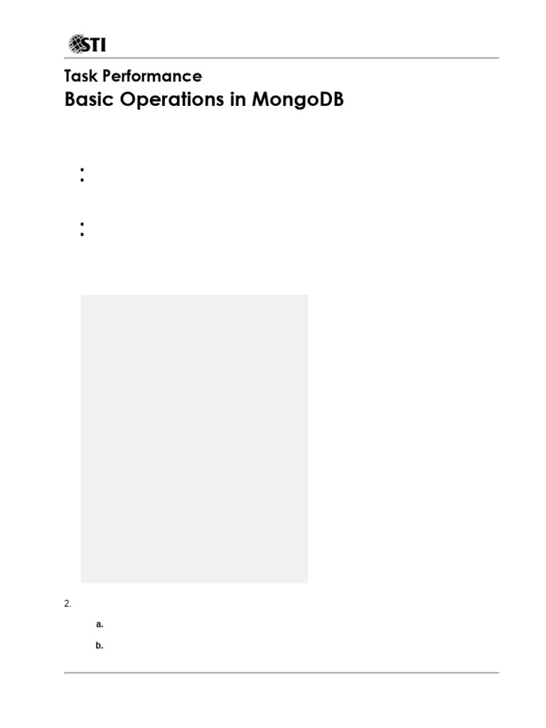 07 Task Performance 1 | PDF | Mongo Db | Databases