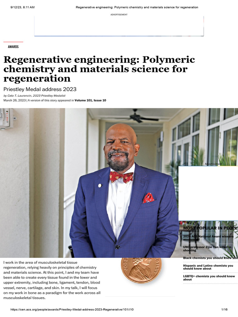 Regenerative engineering | PDF | Extracellular Matrix | Bone