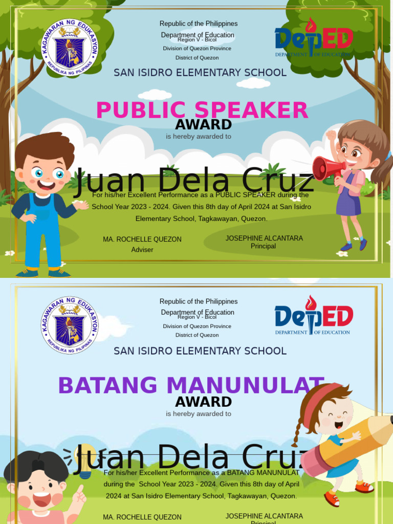 Performance Award Certificates | PDF | Government Related Organizations ...