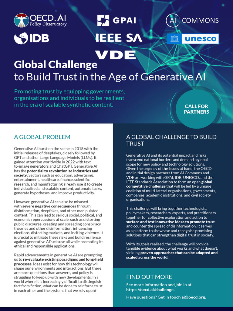Global Challenge Info Flyer 2 | PDF | Artificial Intelligence ...