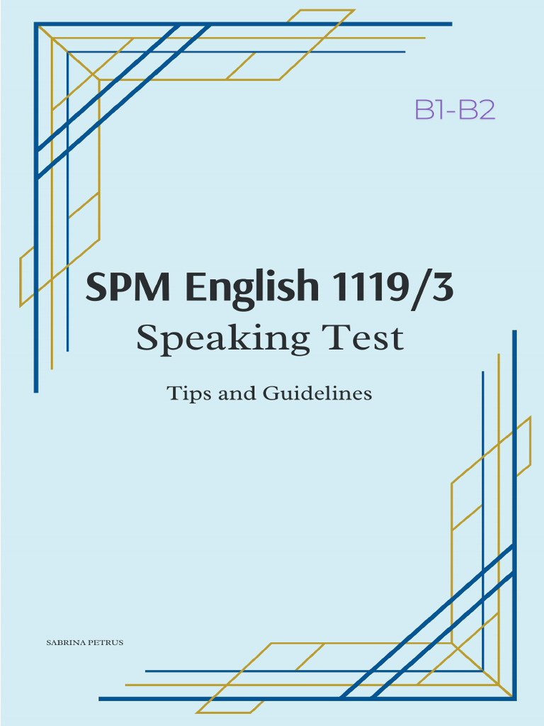 b1-b2 Speaking Test Tips & Guidelines | PDF | Reason | Knowledge
