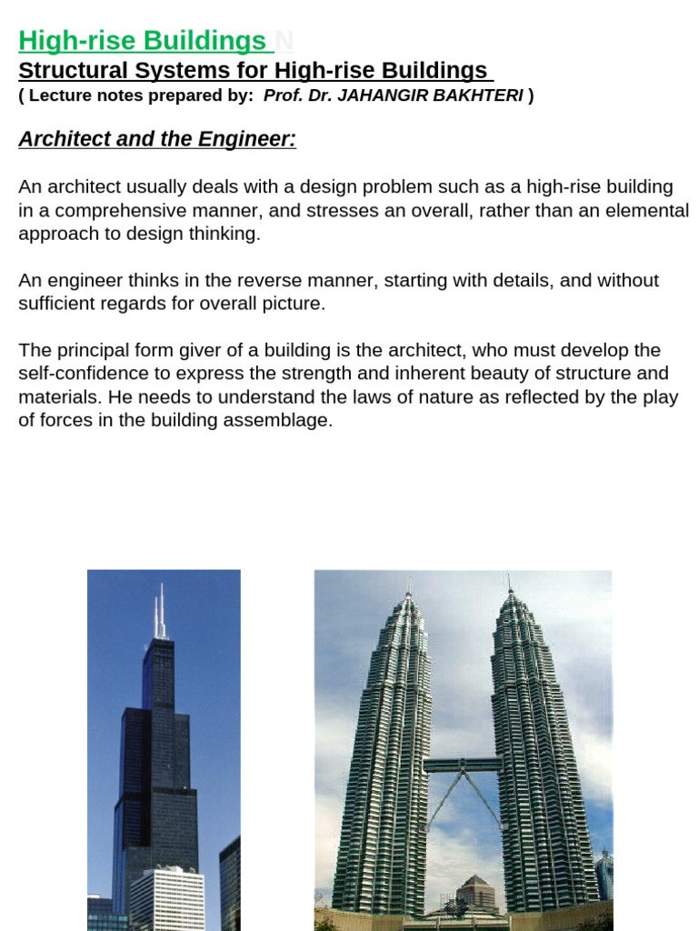 High-Rise BuildingsN1 | PDF | Deep Foundation | Bending