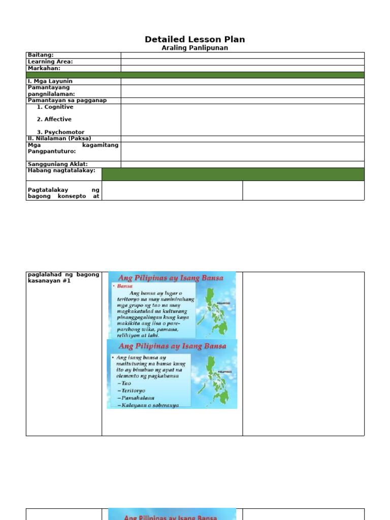 Detailed Lesson Plan AP | PDF