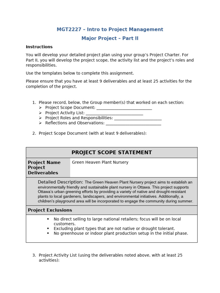 Project Management Assignment 2 | PDF | Project Management | Marketing