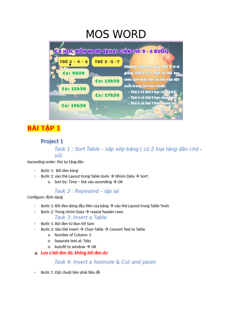Mos Word | PDF