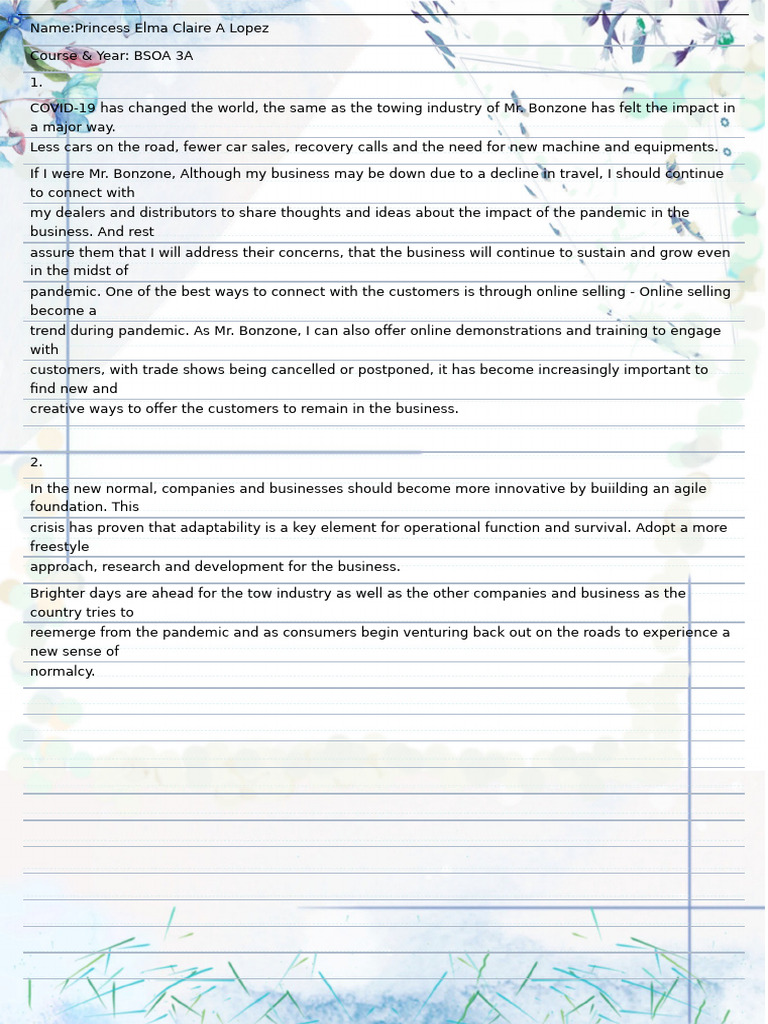 STRATMA Activity 1 | PDF