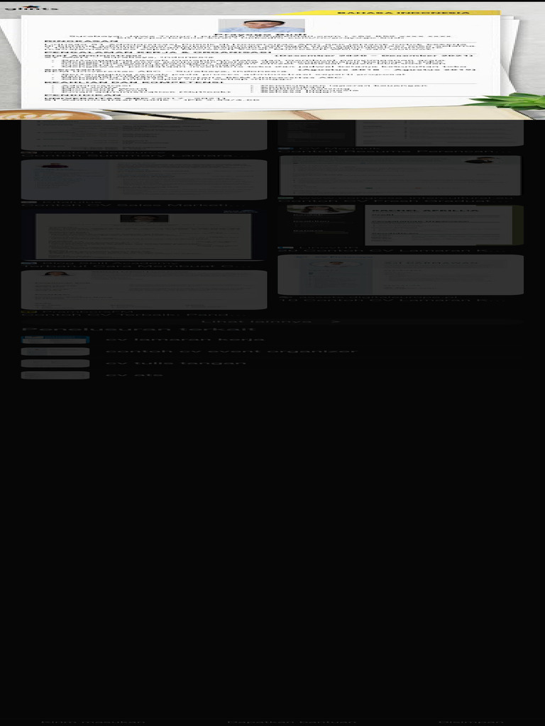 Contoh Summary CV untuk Job Fair | PDF