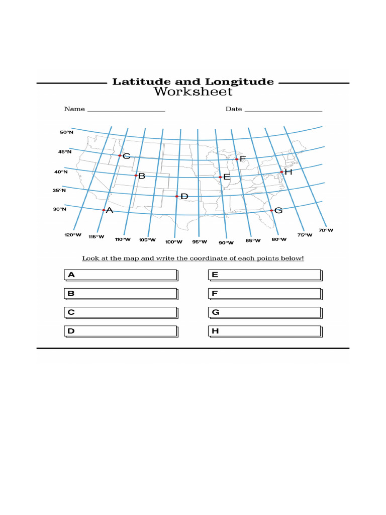 Longitude and Latitude Worksheets - 133868.png | PDF