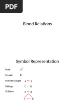 Blood Relationship Chart Overview | PDF | Family | Kinship And Descent