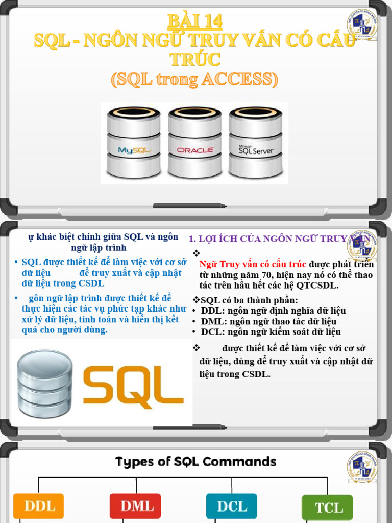 SQL Trong ACCESS 2016 | PDF