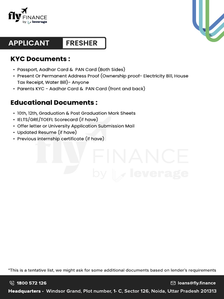 Applicants Fresher | PDF