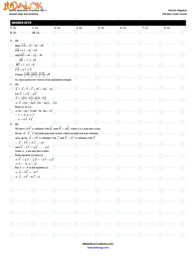 180 Sol - Practice Question Set 1 @IndAlok | PDF | Mathematical Objects ... 180 Sol - Practice Question Set 1 @IndAlok | PDF | Mathematical Objects ...