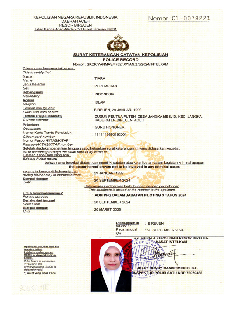 Skck Guru Honorer | PDF