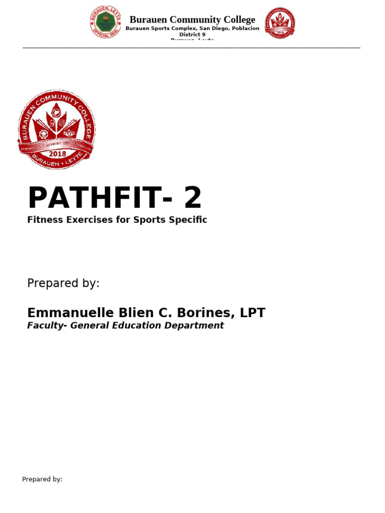 PATHFIT 1 Reading Material 1 | PDF | Physical Fitness | Strength Training