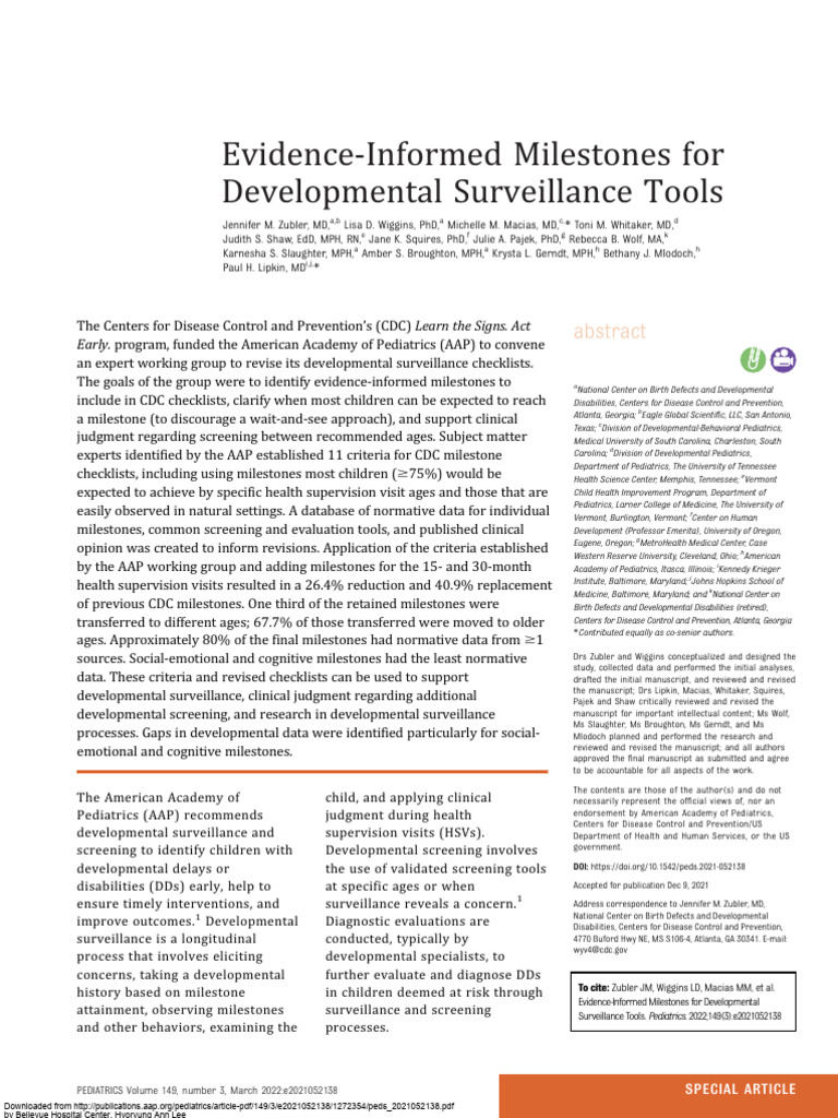 pediatrics in review | PDF | Human Development | Behavioural Sciences