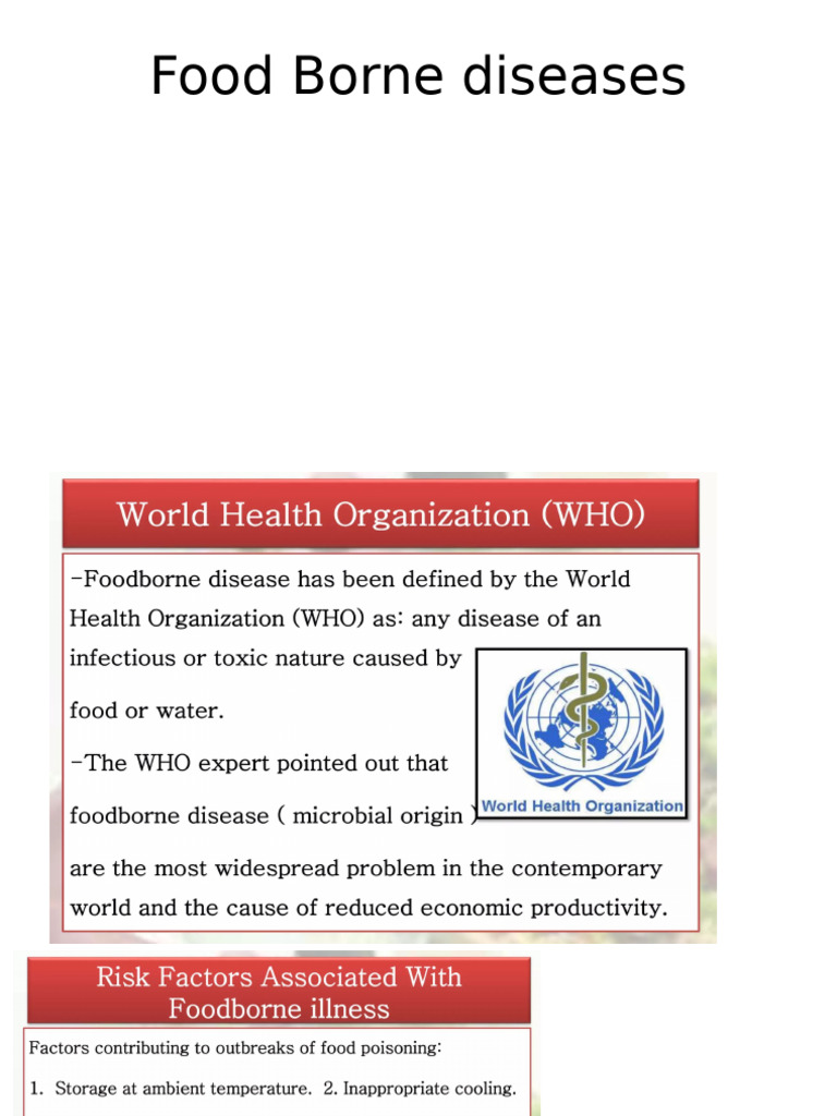 Food Borne Diseases | PDF | Medical Specialties | Microbiology