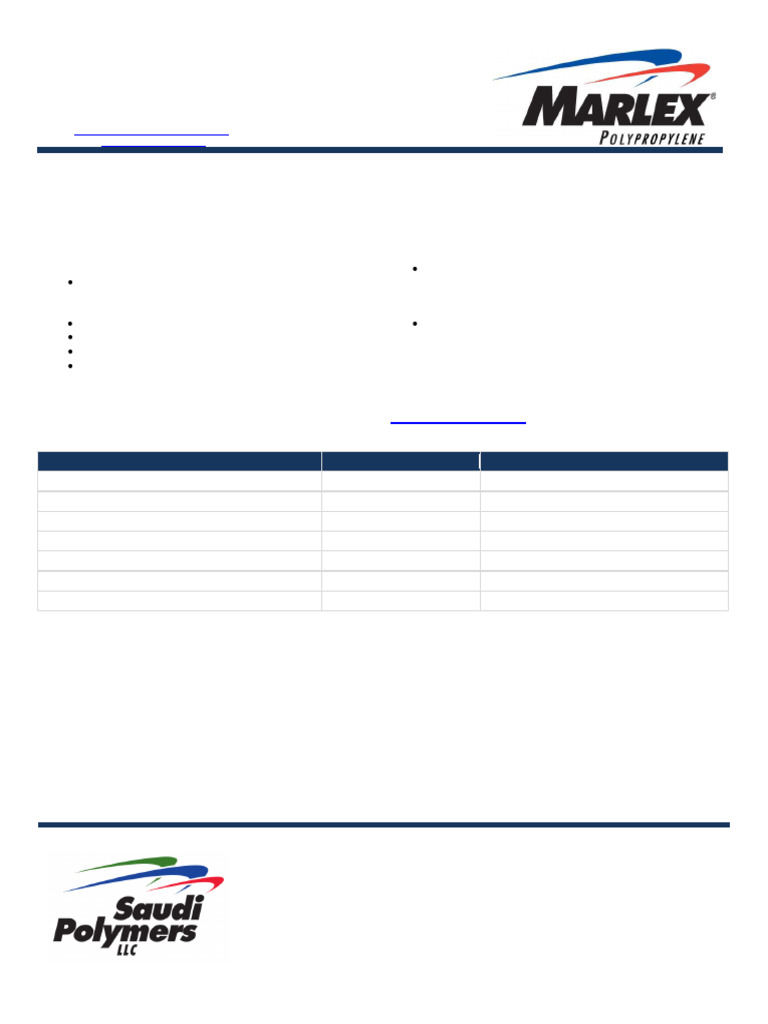 Marlex_HGX-030SP | PDF | Implied Warranty | Materials