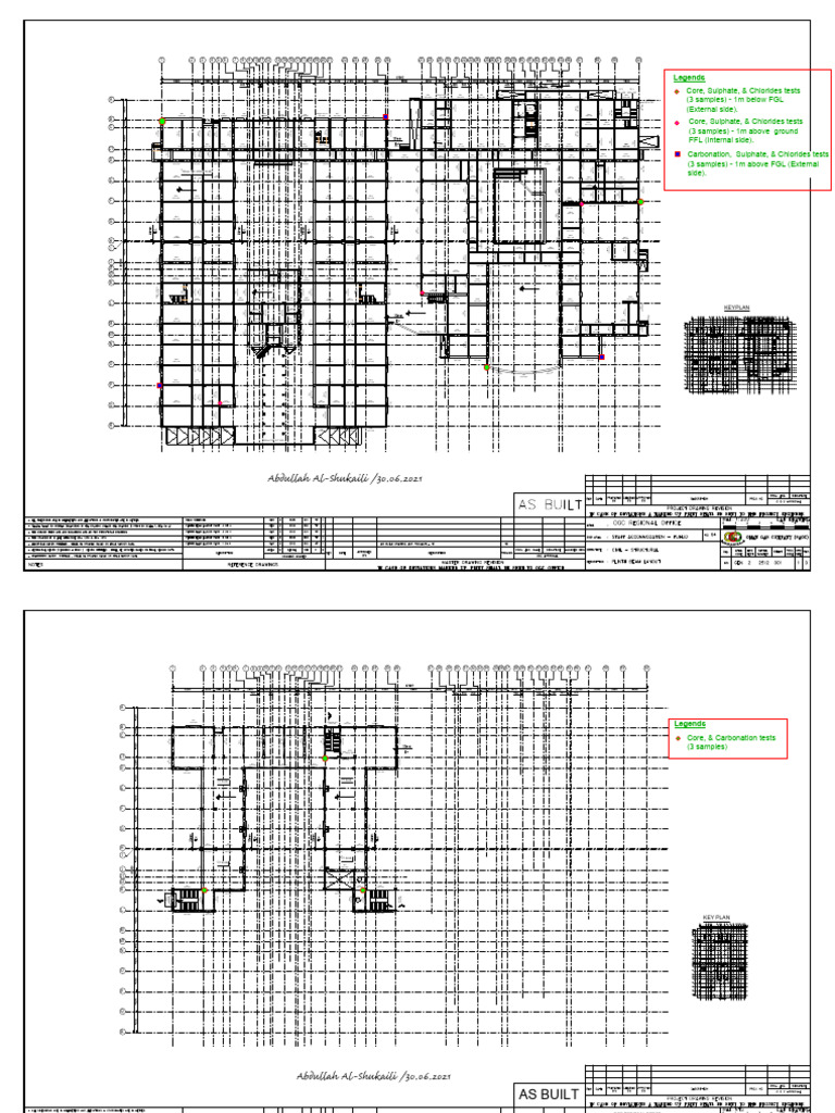 Coring Location Drawings | PDF