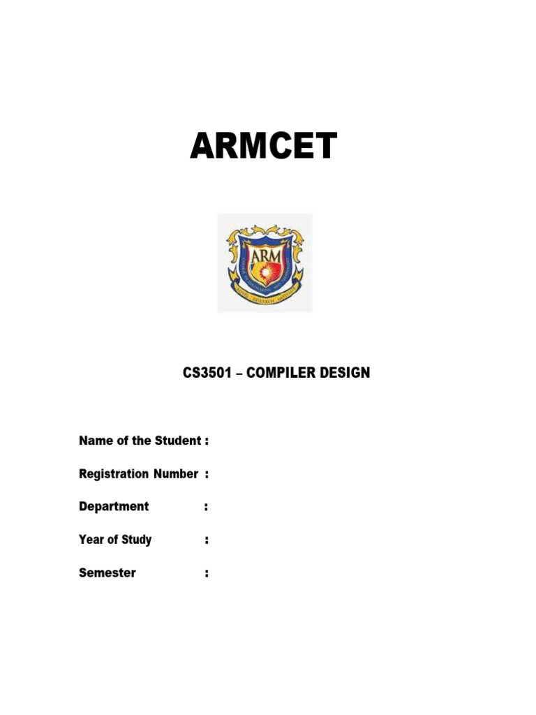 Compiler Design Practical Guide | PDF | Program Optimization | Software Development