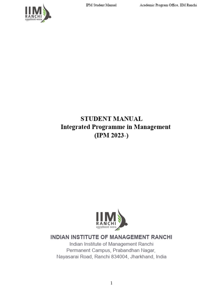 IPM Manual Updated | PDF
