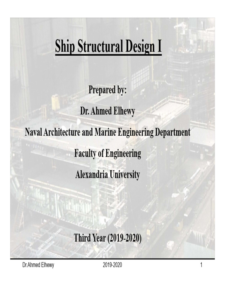Ship Structural Design د Pdf Strength Of Materials Buoyancy