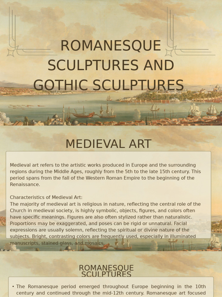 Romanesque and Gothic | PDF | Medieval Art | Gothic Architecture