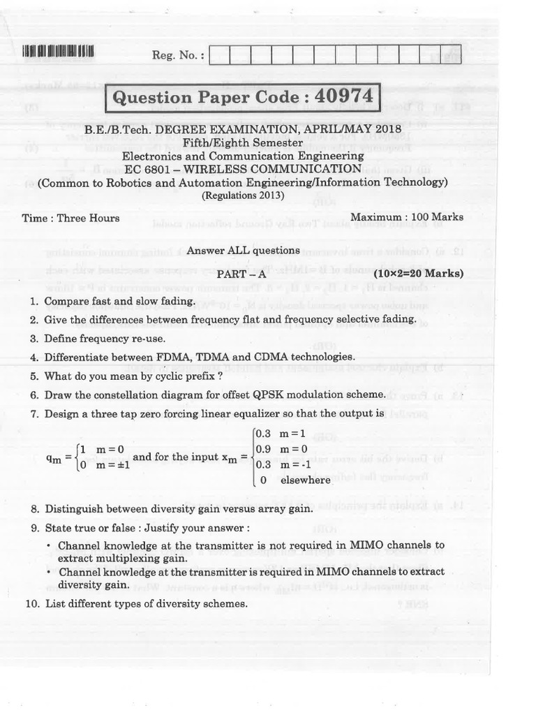 Ec6801 qp1 | PDF