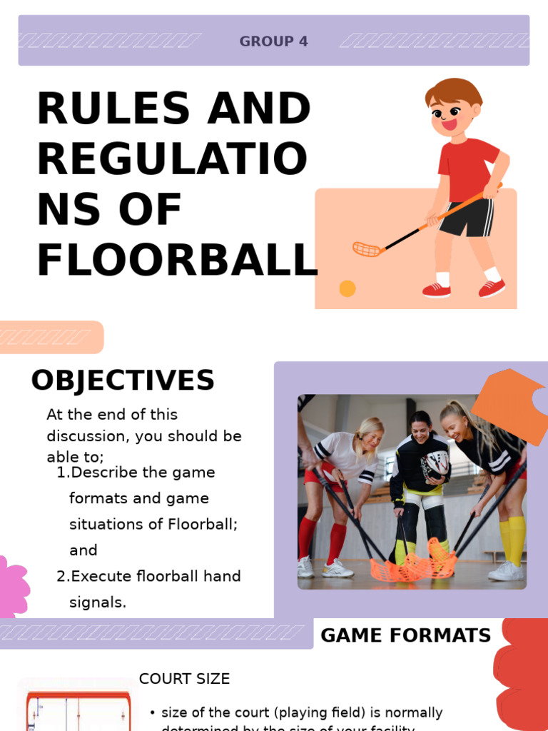 Floorball Rules and Regulations | PDF | Variations Of Hockey | Sports