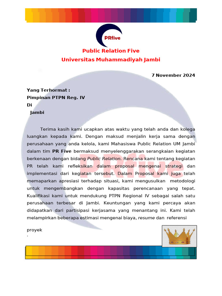 Contoh Proposal Event | PDF