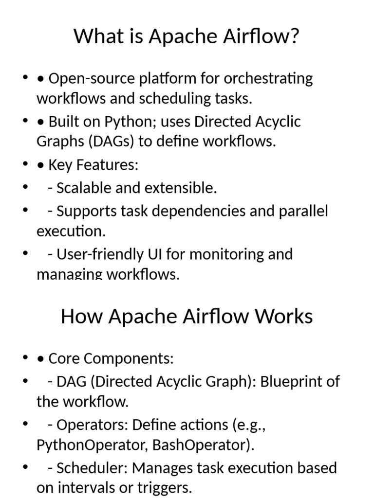 Apache Airflow Workflow | PDF