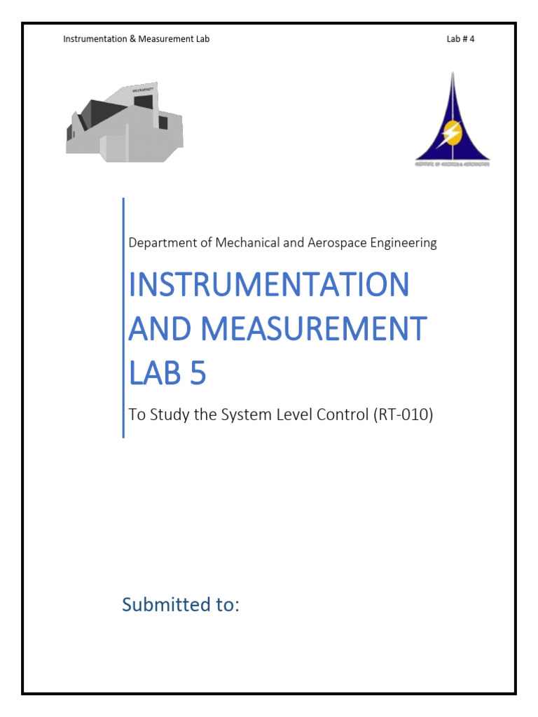 LAB 5# to Study the System Level Control (RT-010) | PDF | Control Theory | Feedback