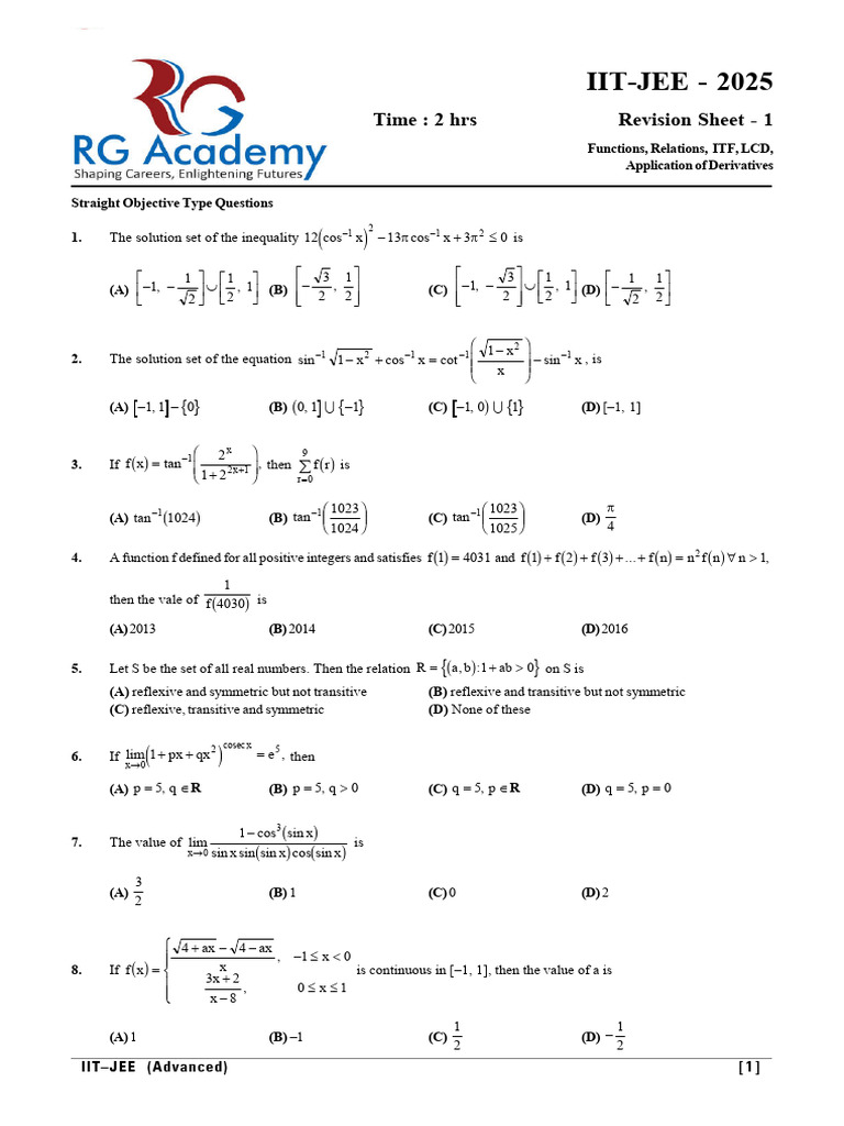 RS_01_Maths | PDF | Elementary Mathematics | Mathematics