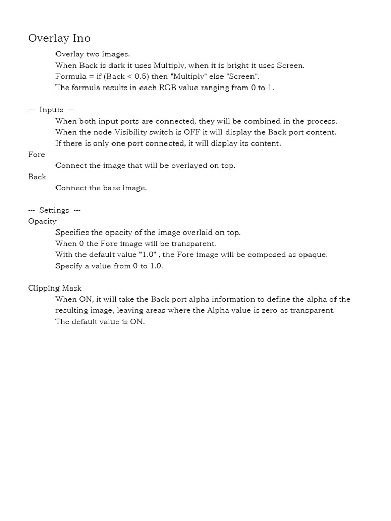 Image Overlay with Multiply/Screen | PDF