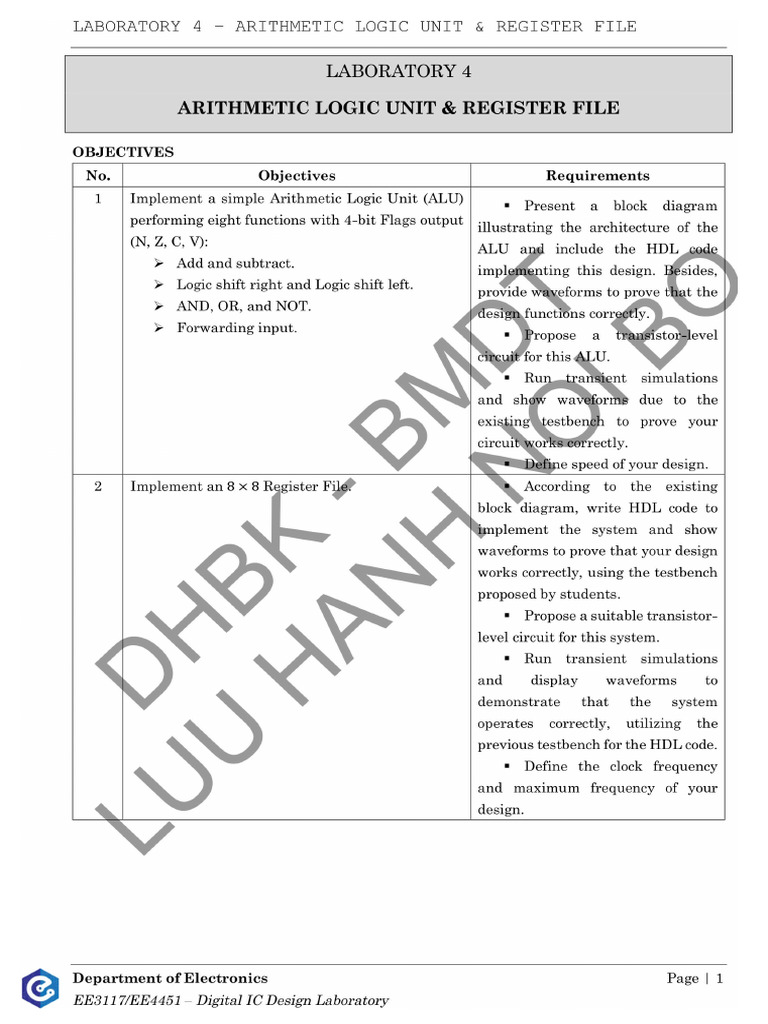 232 EE3117 EE4451 DIC Lab4 Eng Updated 10042024 | PDF