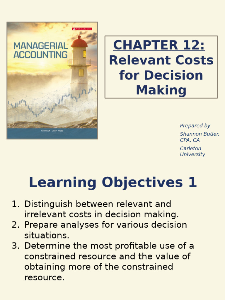 Garrison12ce PPT Ch12 | PDF | Expense | Depreciation