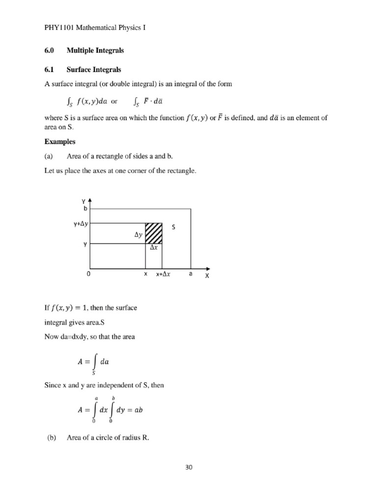 Multiple Integral Lecture | PDF