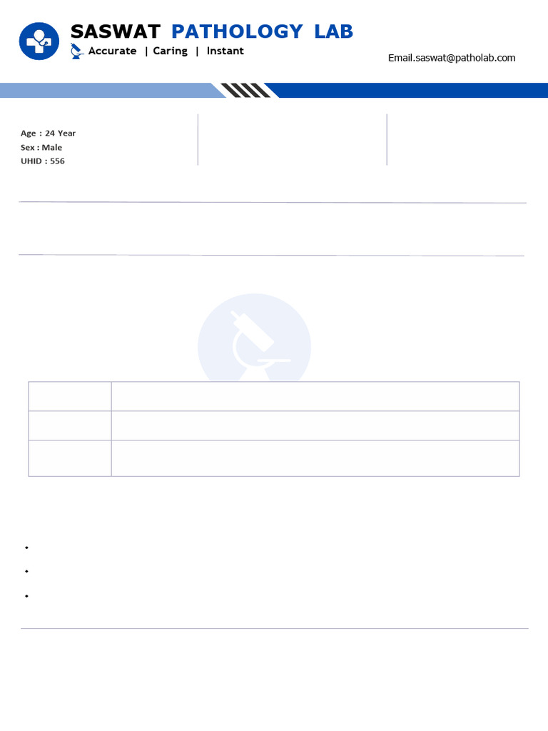 Widal Test Report Format Example Sample Template Drlogy Lab Report ...