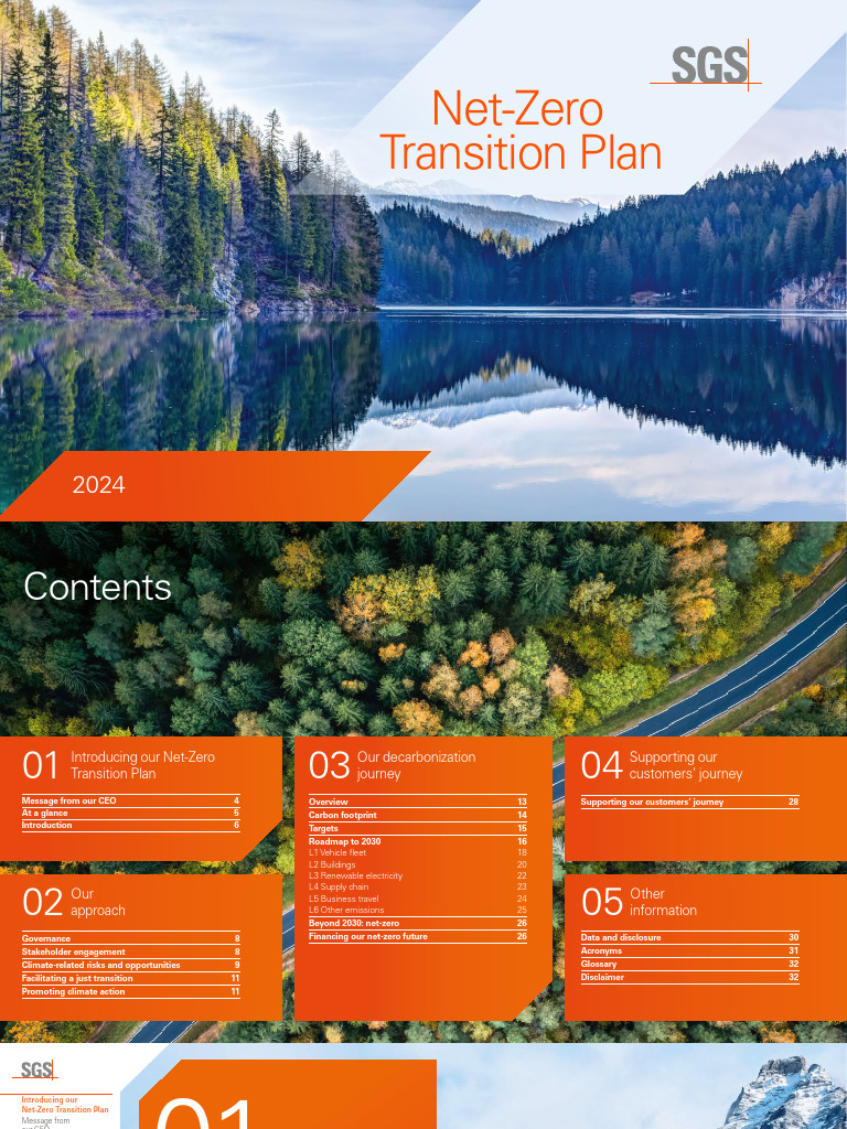 SGS NetZero Transition Plan EN | PDF | Climate Change Mitigation ...