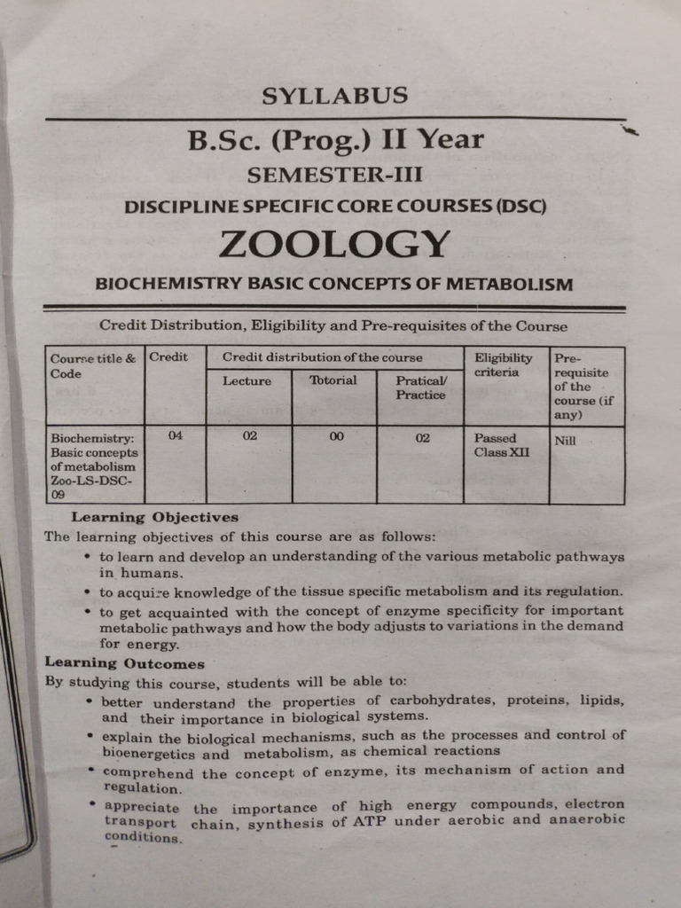 Zoology Unit 1 | PDF