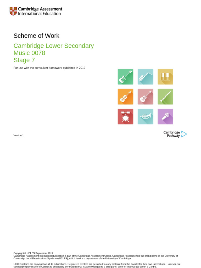 0078 Music Stage 7 Scheme of Work - tcm143-555155 | PDF | Song Structure | Singing
