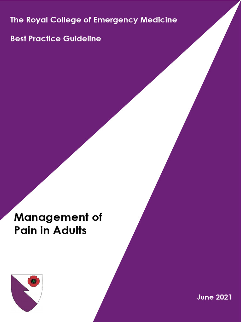 ED Pain Management Guidelines | PDF | Analgesic | Emergency Department