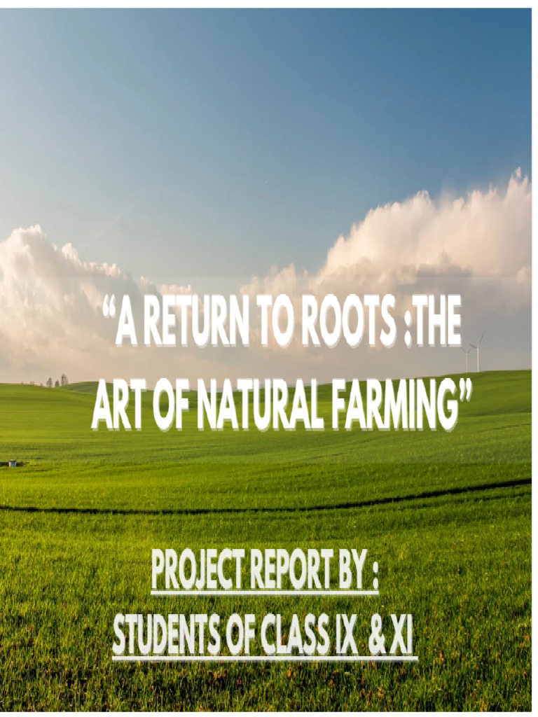 Natural Farming Project Expanded | PDF | Agriculture | Organic Farming
