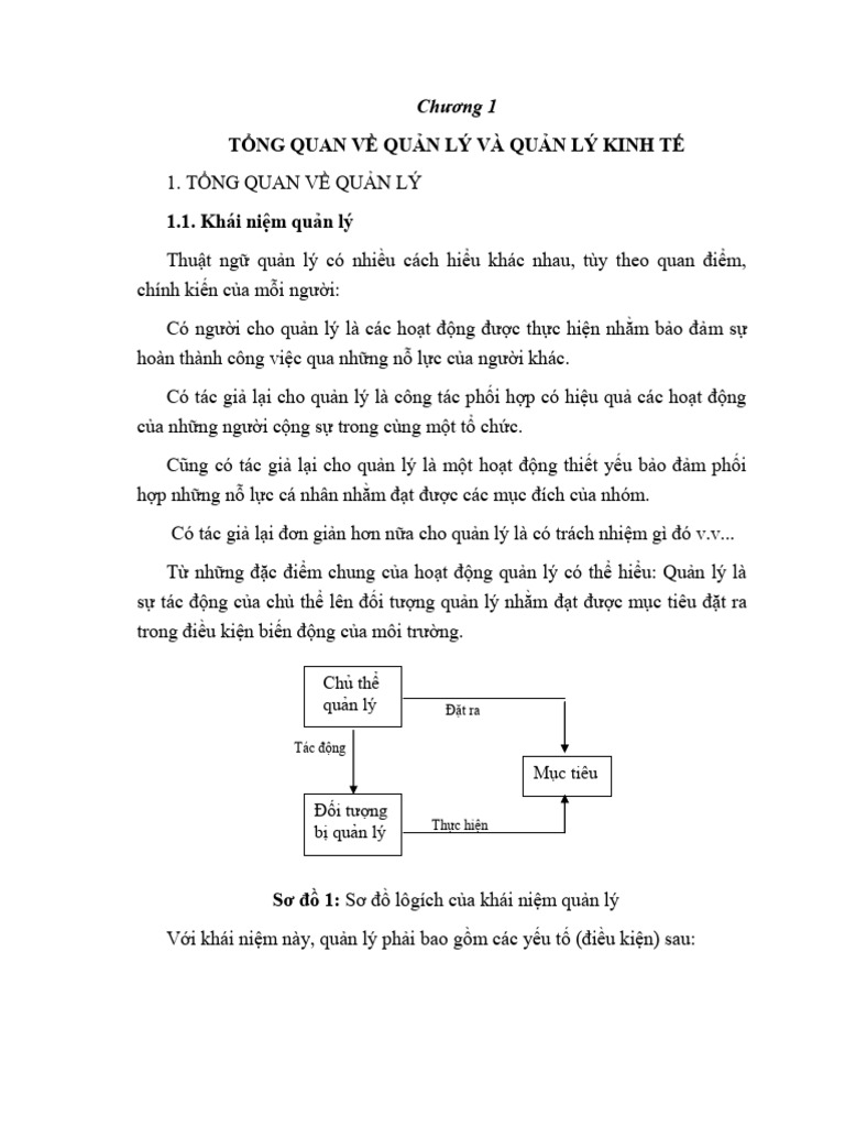 Tài liệu môn QLNN về Kinh tế dành cho các lớp BSKT | PDF