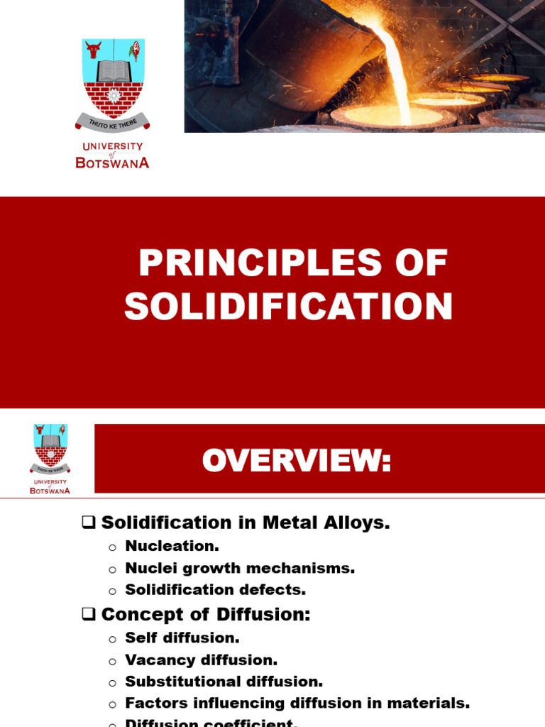 CCB231 - Lecture 7 - Principles of Solidification - Oct 2021 | PDF ...