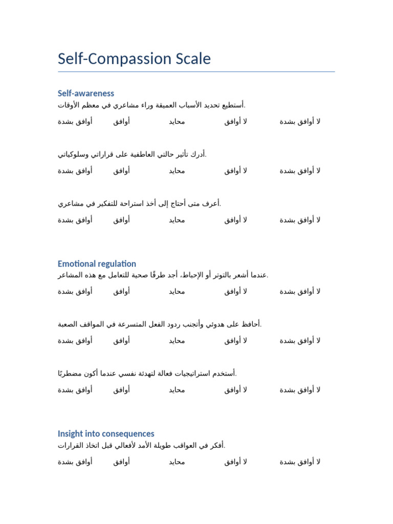 Self_Compassion_Scale_Survey | PDF